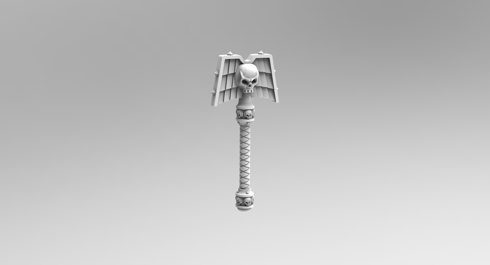 Free STL file Space Priest Rod of Office・3D printable model to download ...