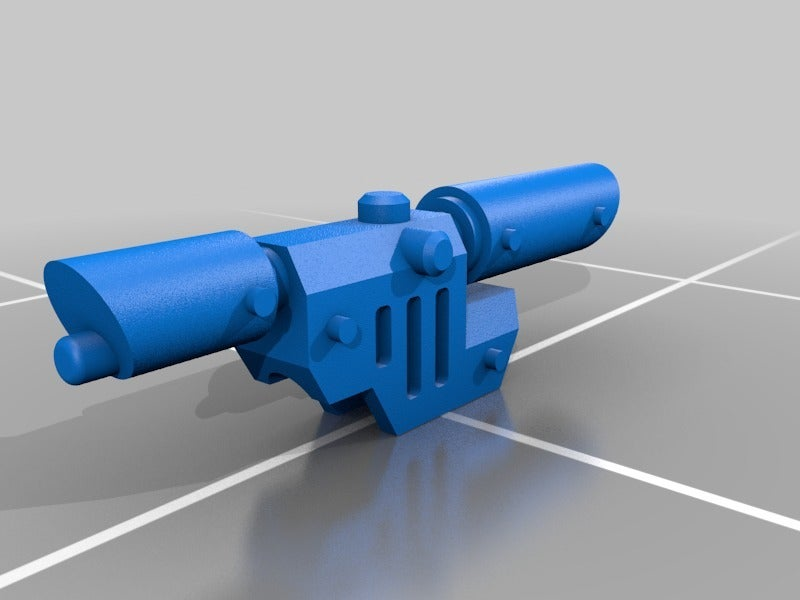 Free STL file Lasgun Scope Mod・3D print design to download・Cults