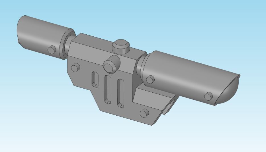 Free STL file Lasgun Scope Mod・3D print design to download・Cults