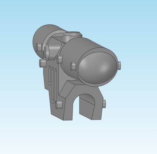 Free STL file Lasgun Scope Mod・3D print design to download・Cults