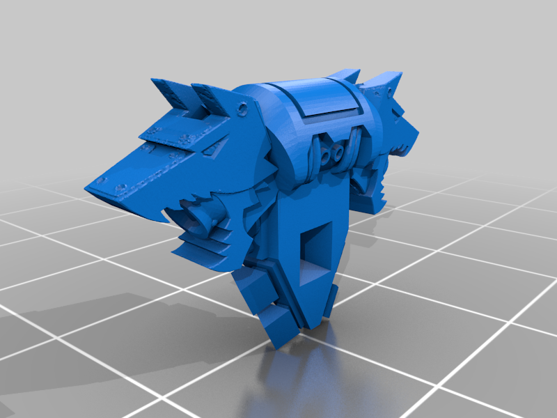 Free STL file Stalking Wolf Prime Back Packs 🐺・Design to download and ...