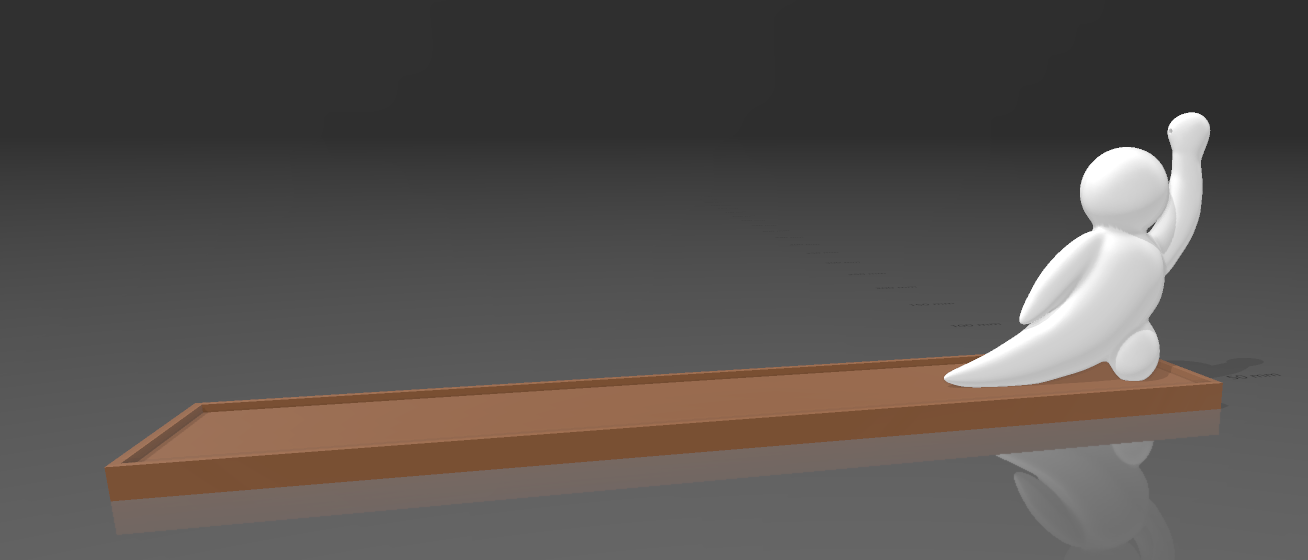 Free STL file Holder Sahumerios - Fencer 🤺・3D printing design to ...