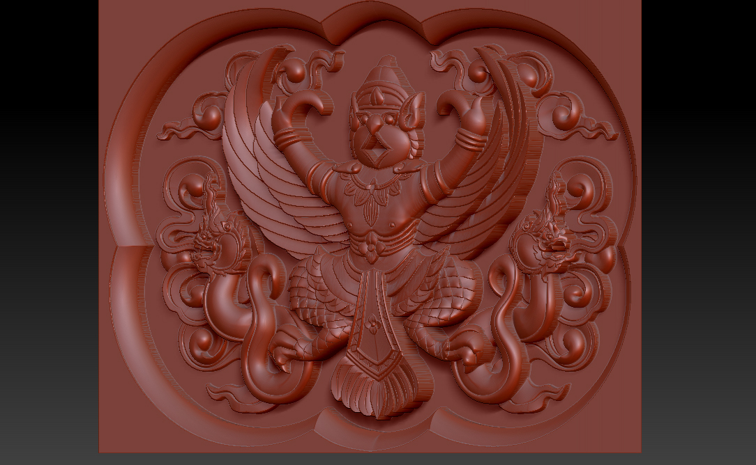 Free 3D file Bas Relief Garuda Bali_briarena8185@gmail.com 🇹🇭・Design to ...