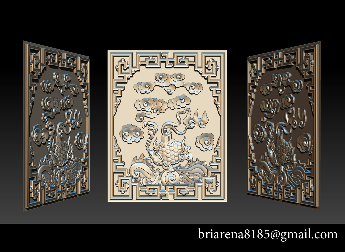 3D file Magic Turtle - cnc relief・3D printing model to download・Cults