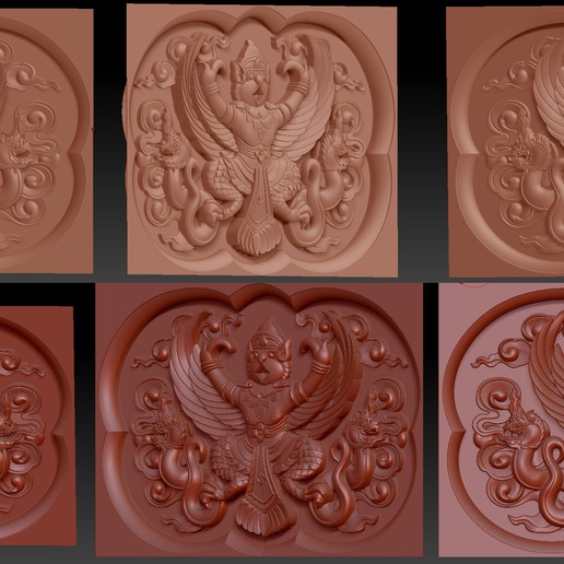 Download free STL file Bas Relief Garuda Bali_briarena8185@gmail.com ...