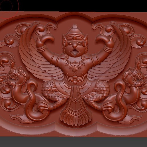 Download free STL file Bas Relief Garuda Bali_briarena8185@gmail.com ...