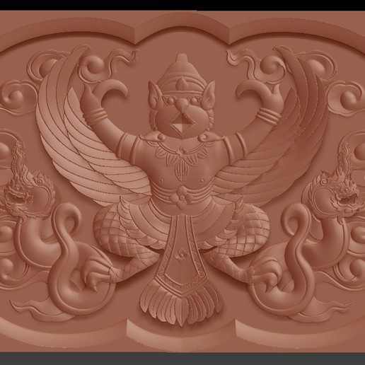 Download free STL file Bas Relief Garuda Bali_briarena8185@gmail.com ...