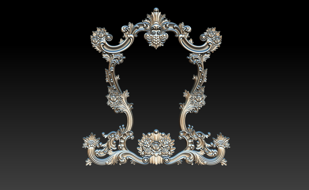 3D file Classical carved frame 🏛️・3D print object to download・Cults