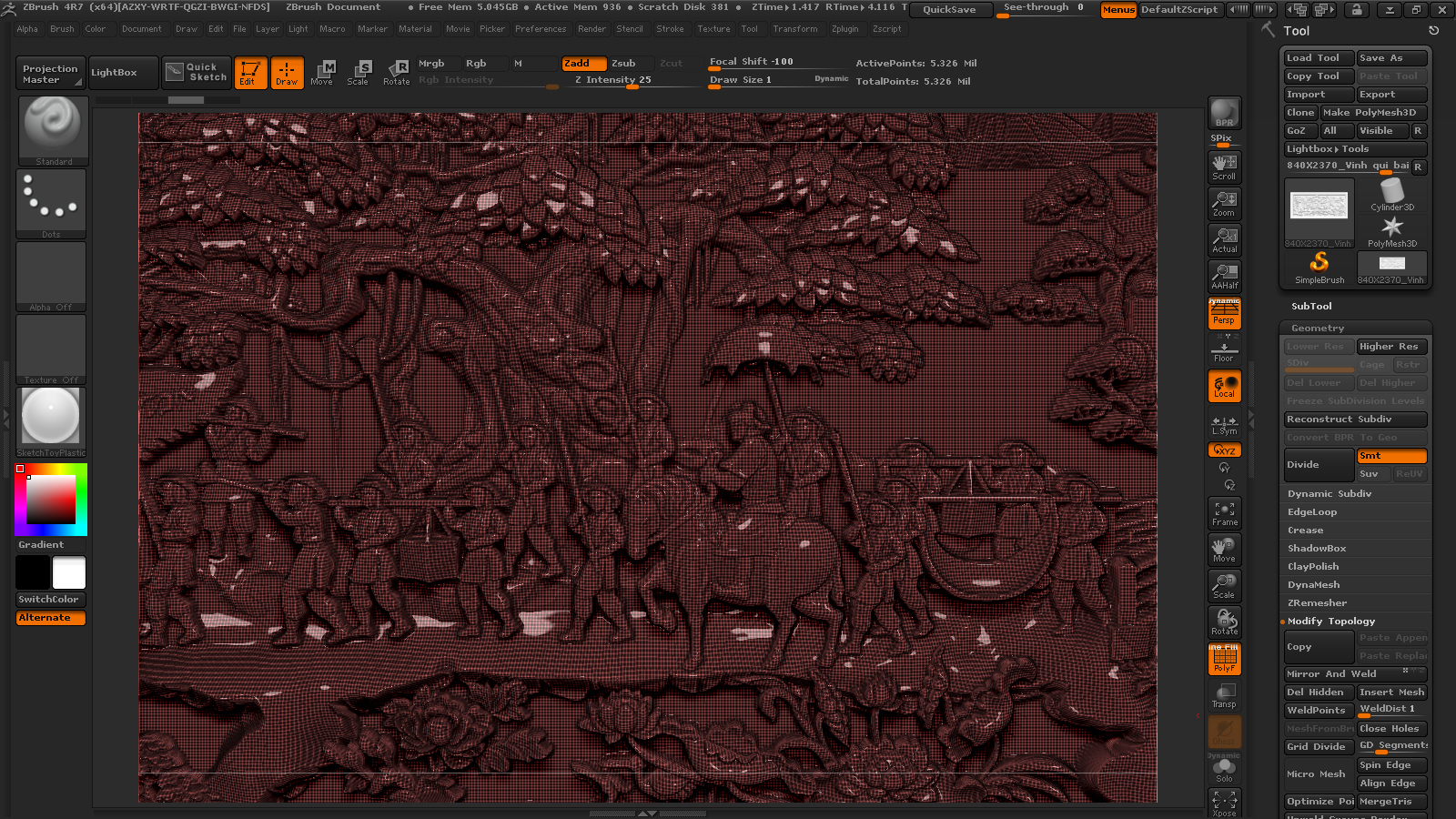 3D-Datei Mural landscape wood carving file stl OBJ and ZTL for CNC 🪵・3D ...