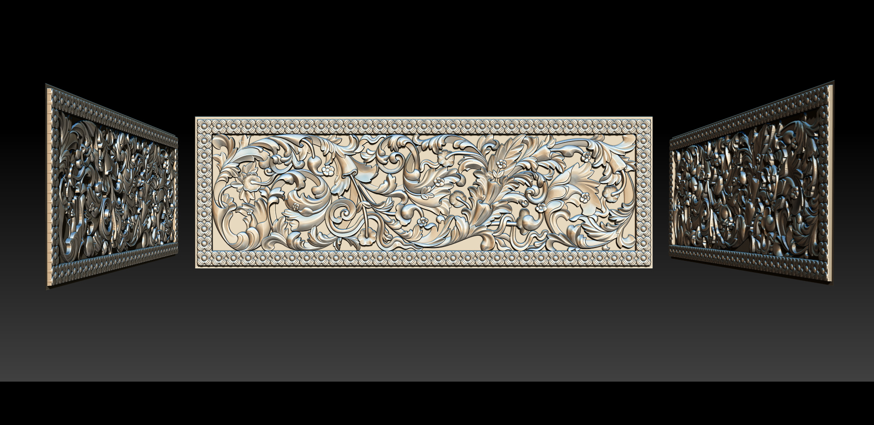 3D file 3D STL Models CNC Router - Carved decor・3D printing design to ...