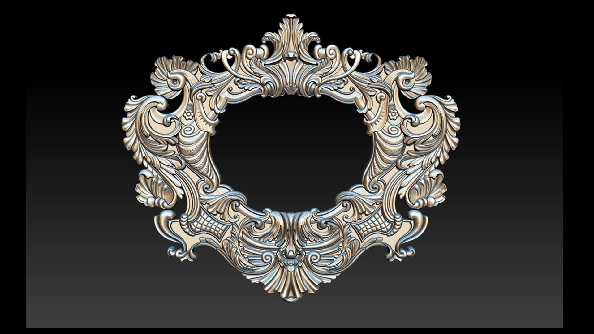 3D file 3D Frame - Wood Carving STL Model for CNC Router 🖼️・Template to ...