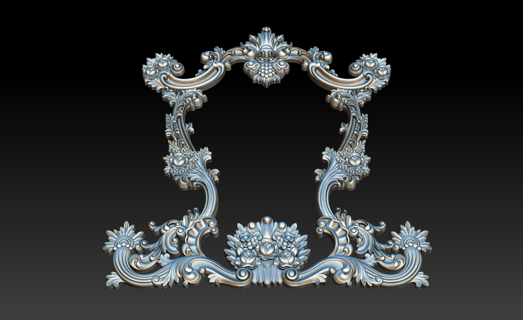 3D file Classical carved frame 🏛️・3D print object to download・Cults