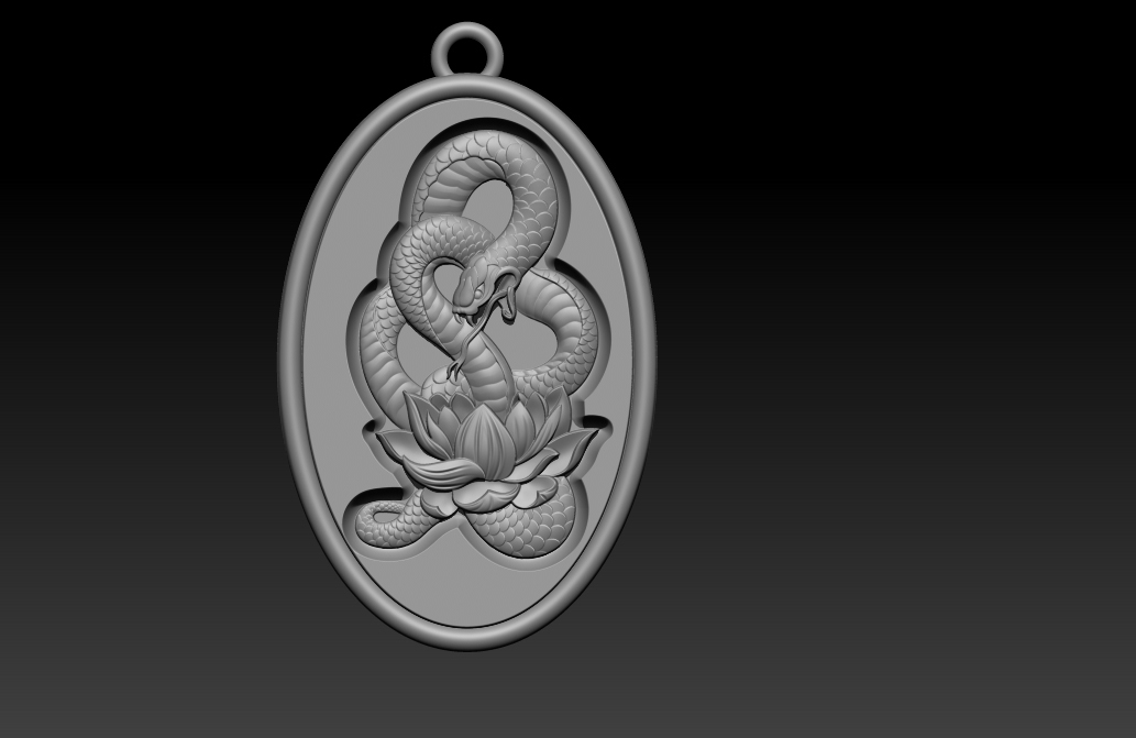 3D file Snake Necklace Pendant 🐍・Template to download and 3D print・Cults