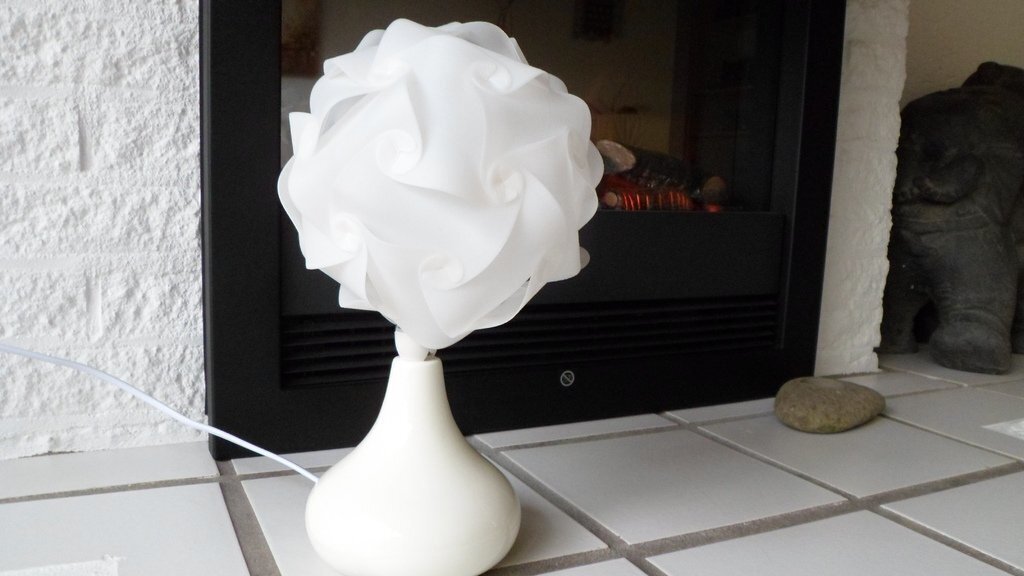 Free STL file Jigsaw Puzzel Lamp with hole for standard・3D printing ...