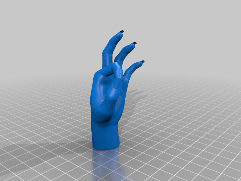 Datei STL OK Hand Gesture 3D Print・Modell für 3D-Druck zum ...