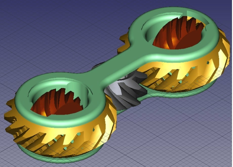 Free STL file Fidget Gears V3 👌・3D printable model to download・Cults