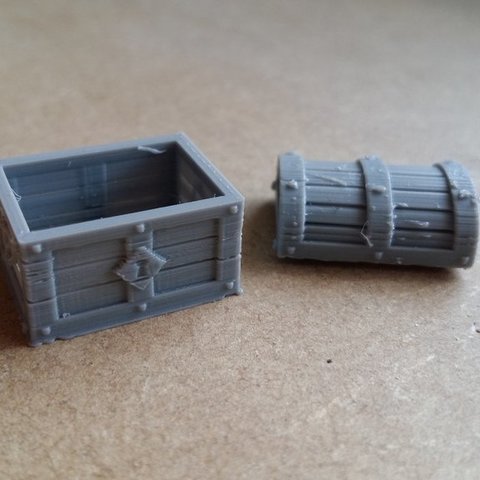 Download free 3D printing models Chest with Lid Apart ・ Cults