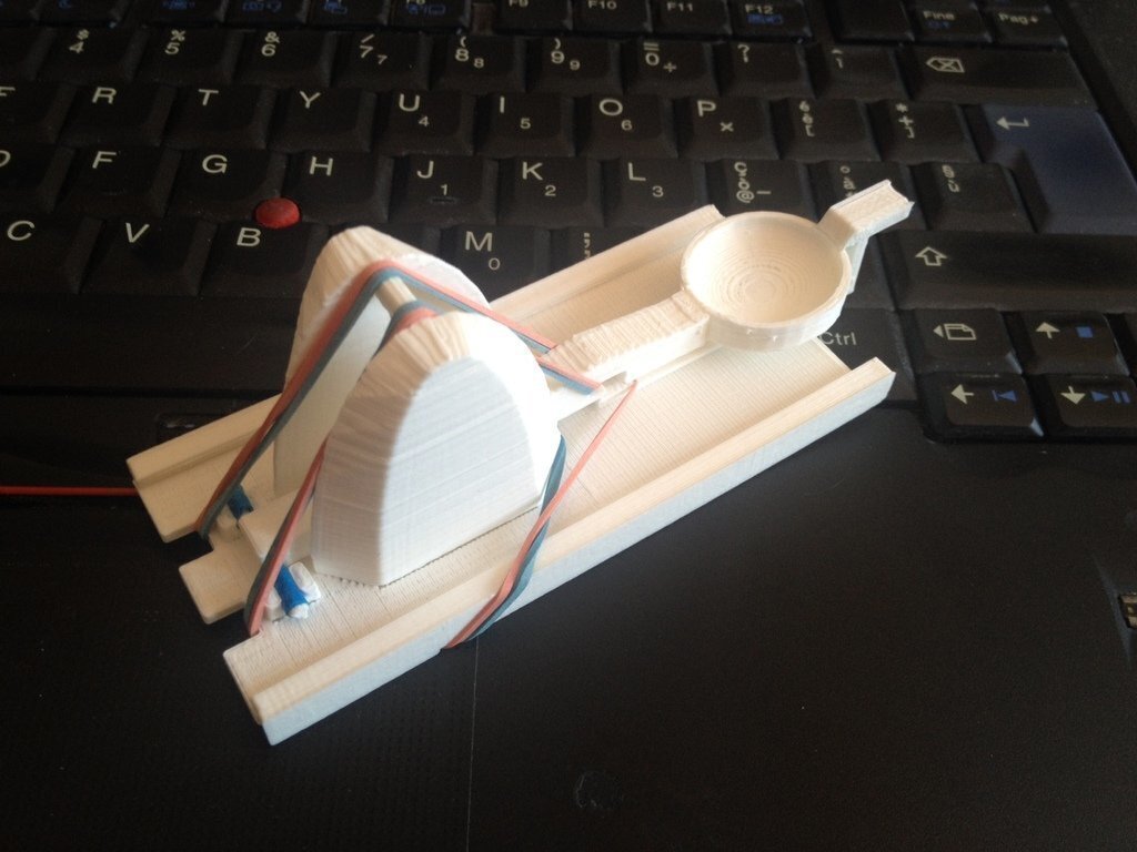 Free STL file Mini Catapult - Trigger mechanism・3D printing model to ...