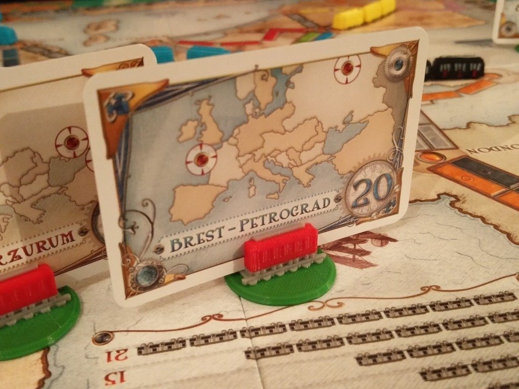 Free STL file Ticket To Ride - Card Holder・3D printing template to ...