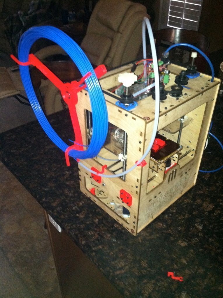 Free STL file Parametric Filament Spool Mk2・3D printer model to ...