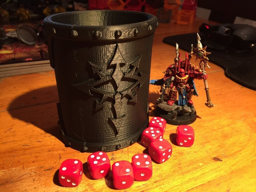 Free STL file Chaos dice cup・3D printer model to download・Cults