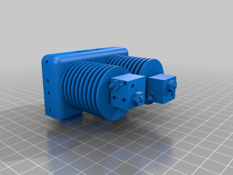 Free 3D file Assembly of 2 extruders E3D V5 🧞‍♂️・3D print model to ...