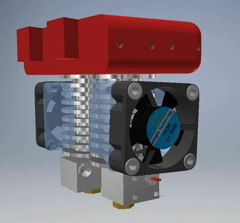 Free 3D file Assembly of 2 extruders E3D V5 🧞‍♂️・3D print model to ...