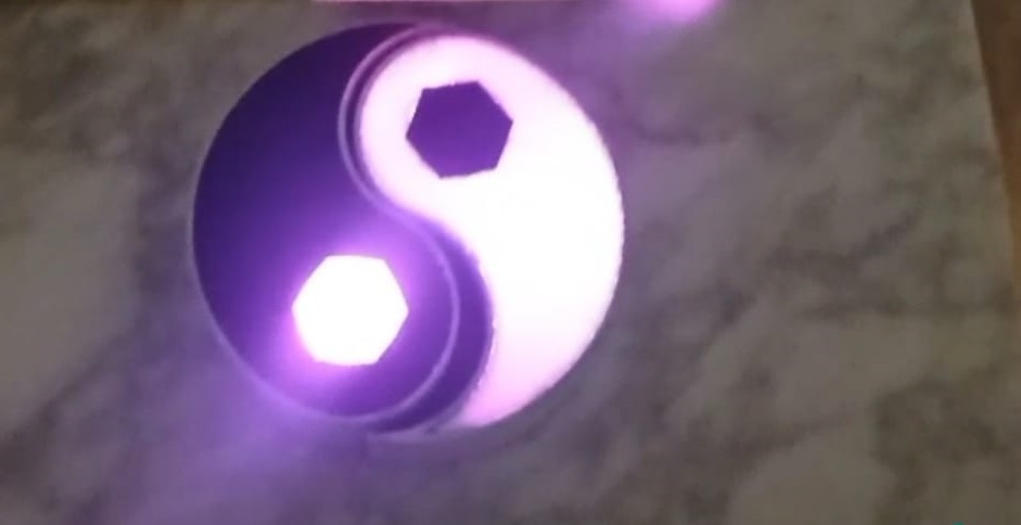 Free STL file yin yan with light ☯️・3D print model to download・Cults