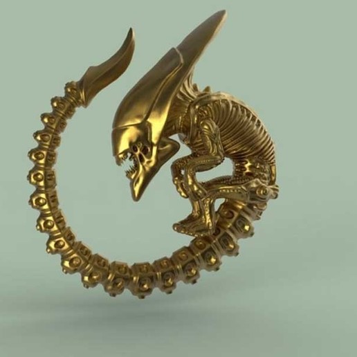 Download free STL file Alien Chibi • 3D print model ・ Cults