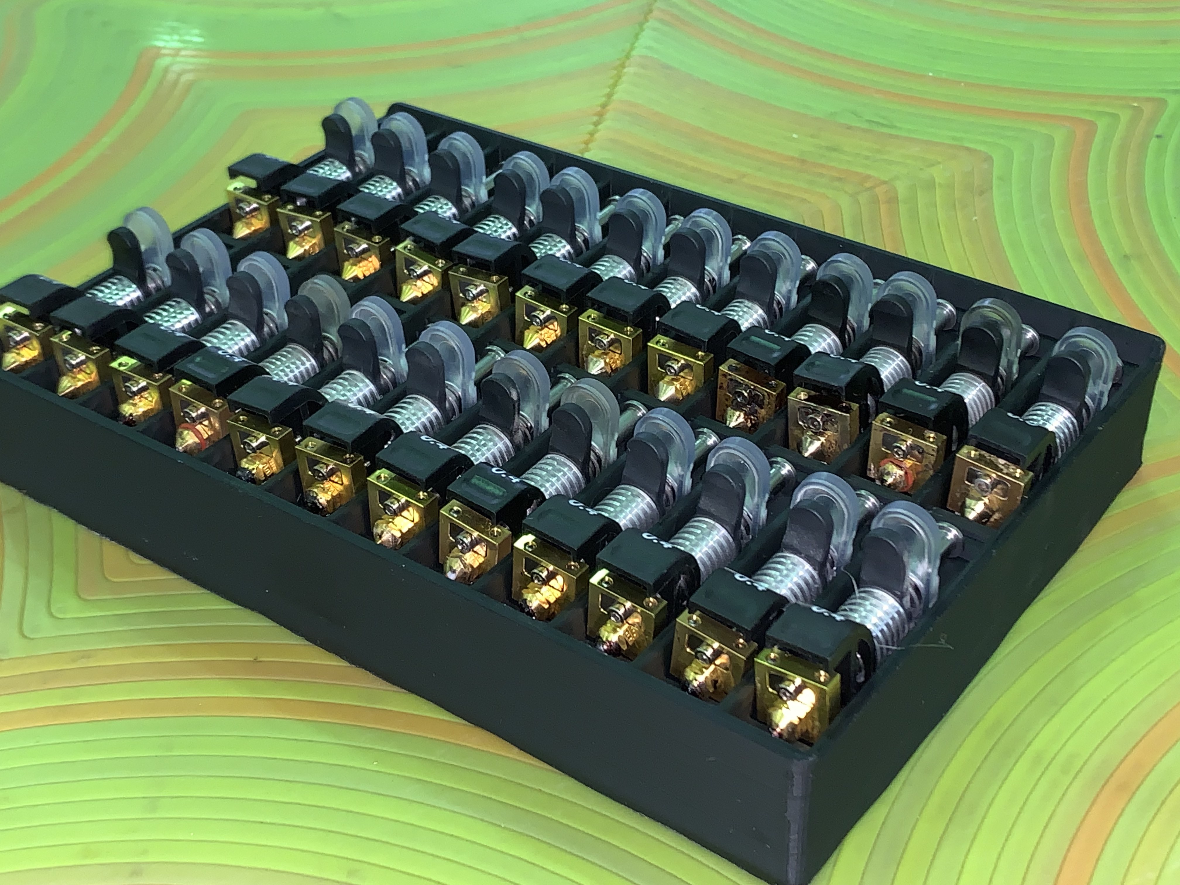 STL file Ultimaker Print core organizer rack 👽・3D printable model to ...