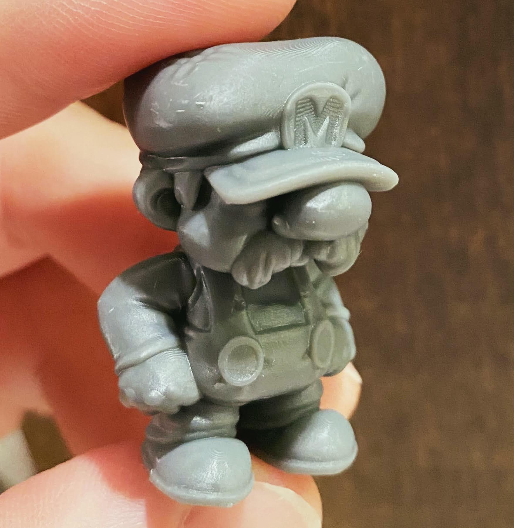 OBJ file Old Man Mario・3D printable design to download・Cults
