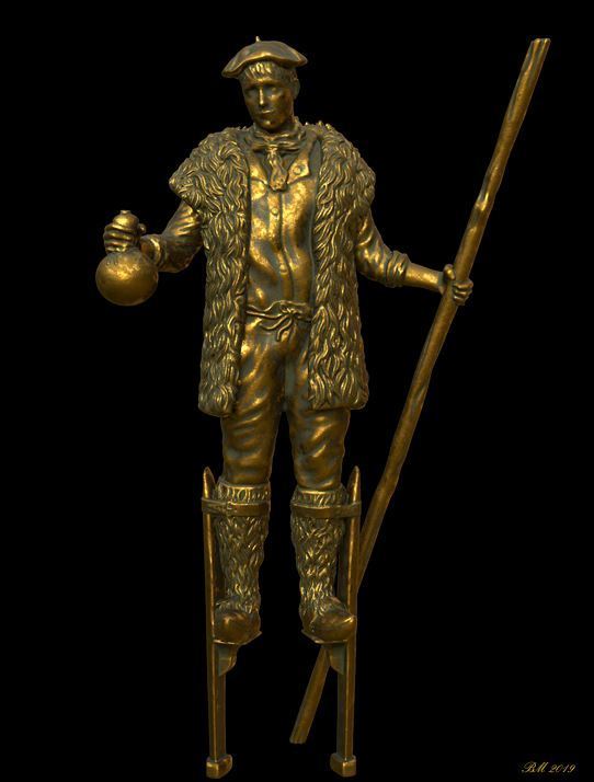 Free STL file The Landes shepherd・3D printer model to download・Cults