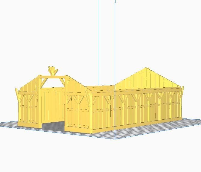 Free STL file The barn・3D print model to download・Cults