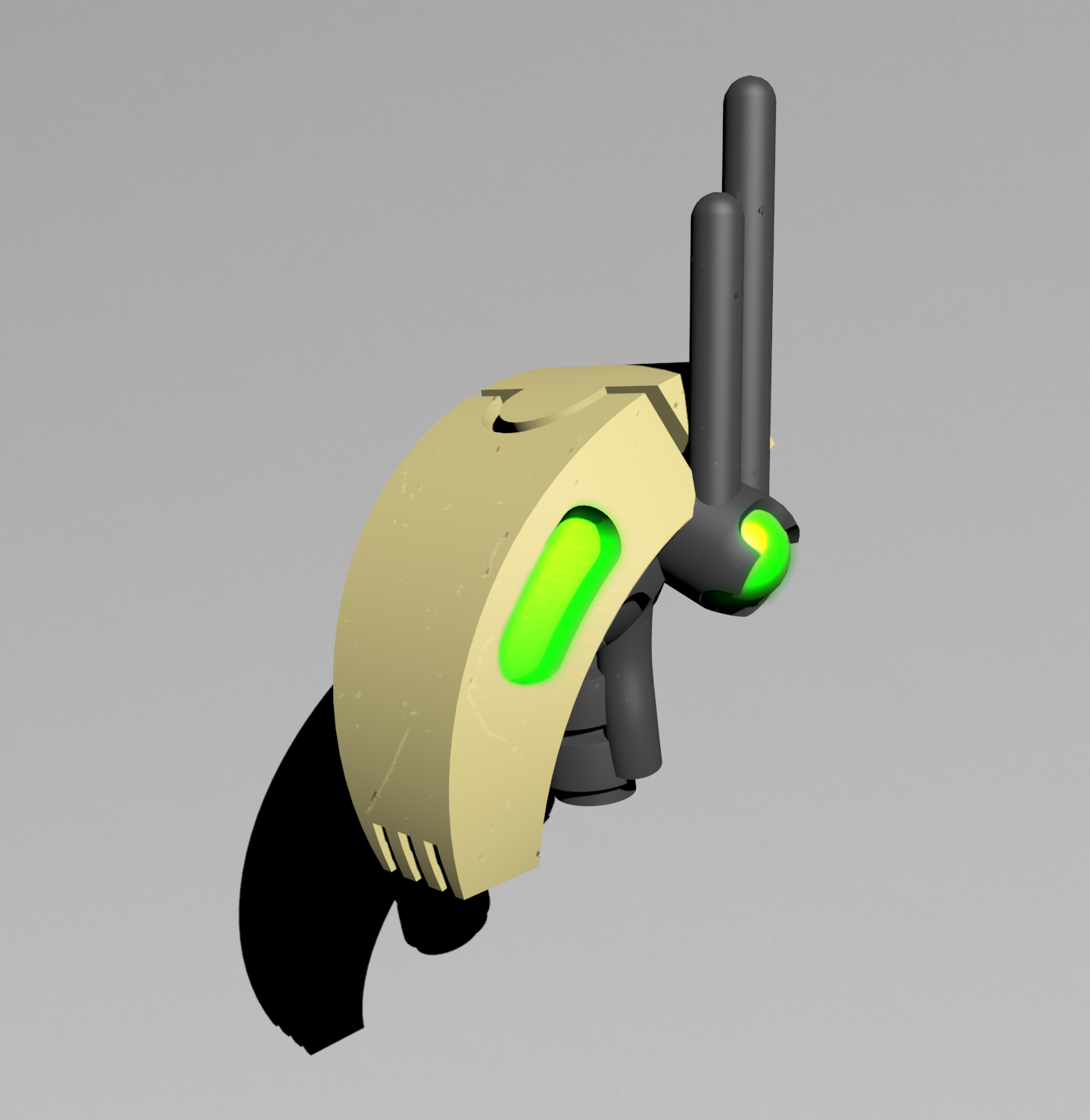 Free STL file Space Cyber Undead - Alternative head・3D printing ...