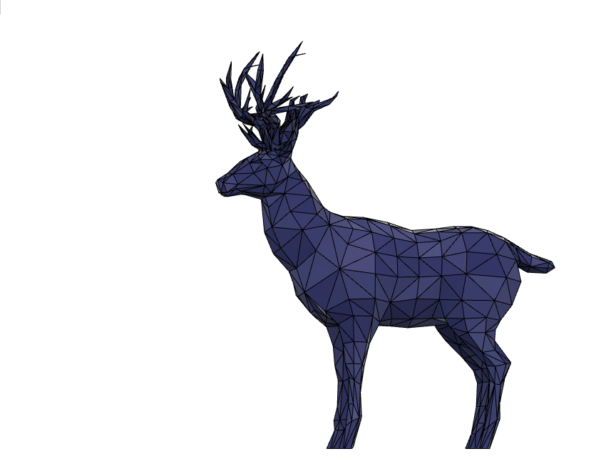 STL file low poly deer・3D printable model to download・Cults