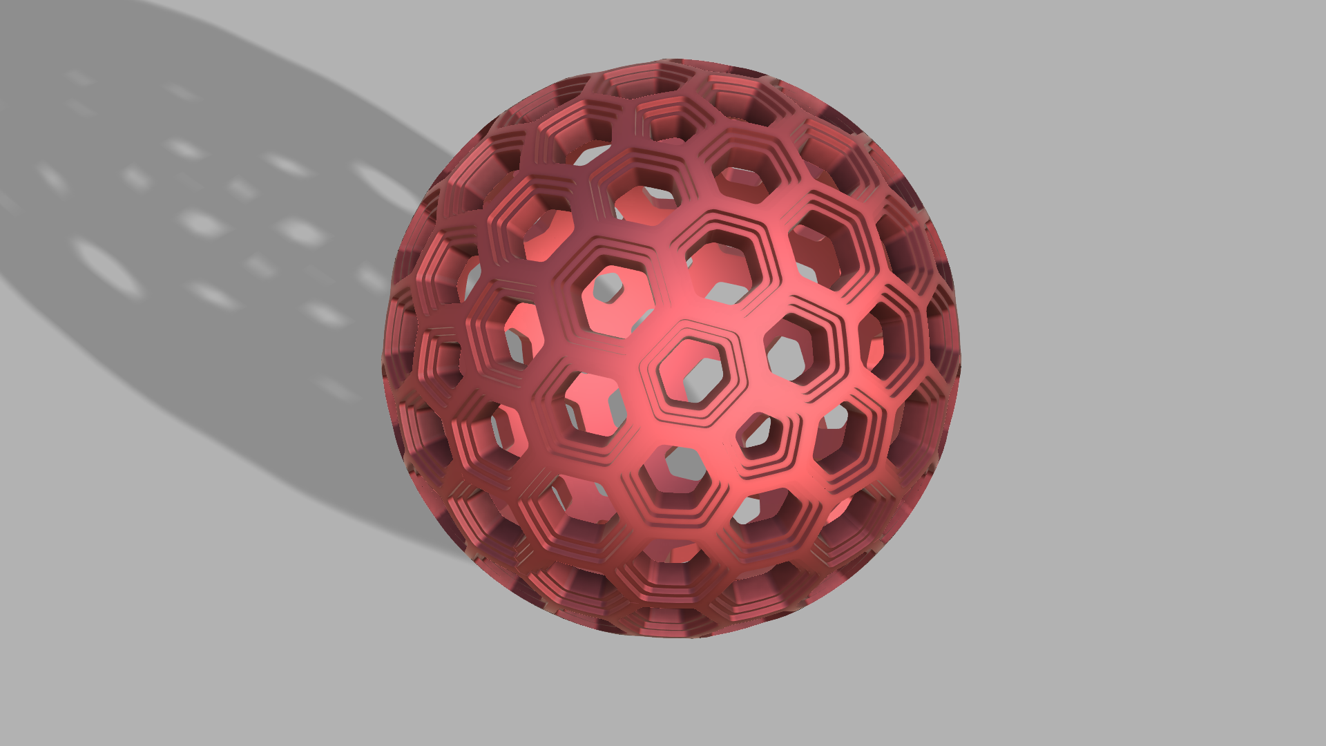 STL file hexagonal ball・3D printable model to download・Cults