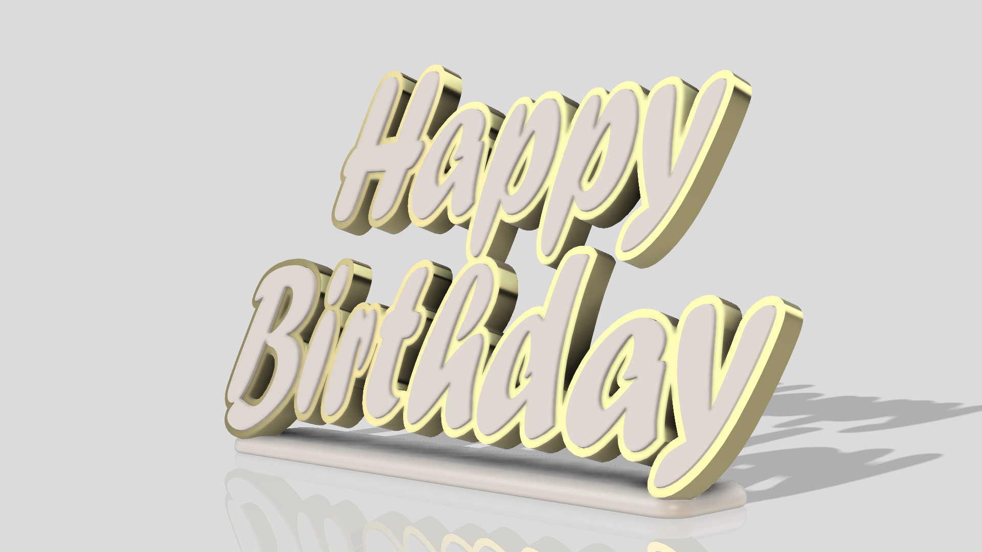 Happy Birthday 3d Png