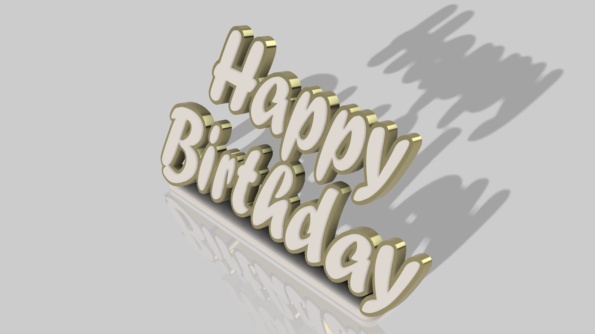 Happy Birthday 3d Png