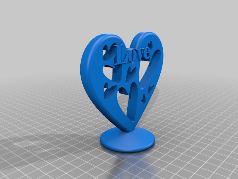 Archivo 3D gratis corazón de amor・Plan para descargar y imprimir en 3D ...