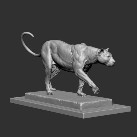 Download 3D printer model Leopard ecorche ・ Cults