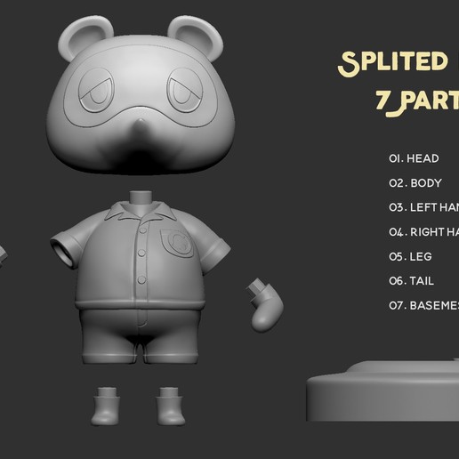 Download 3D printer files Evil Tom Nook - Animal Crossing Figure ・ Cults