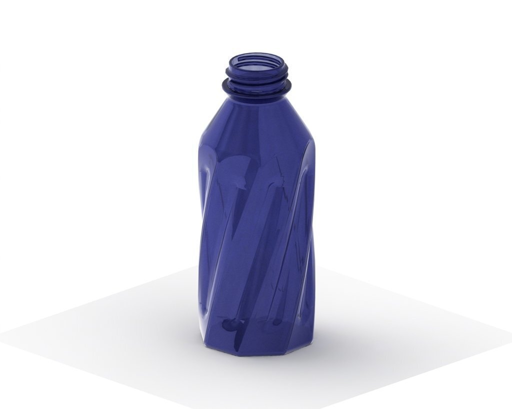 Free STL file Simple Twisted Bottle with Threads 2・3D printable model ...
