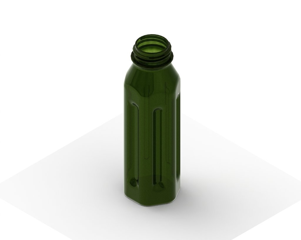 Free STL file Simple Threaded Bottle 2 🍾・3D printer model to download・Cults