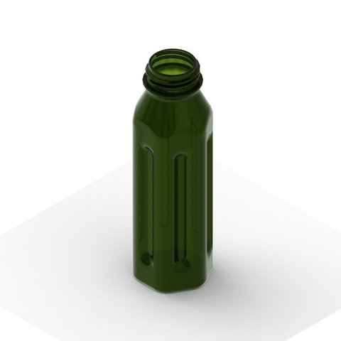 Download free STL file Simple Threaded Bottle 2 • 3D printable model ...