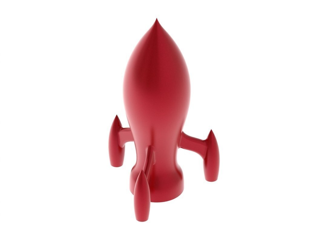 Free STL file Simplified Retro Rocket Container with Threaded Lid・3D ...