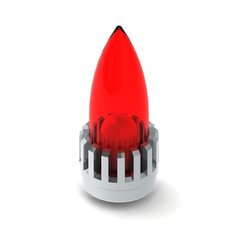 Download free 3D printing designs Retro Bullet Tail Light Cover For 5mm ...