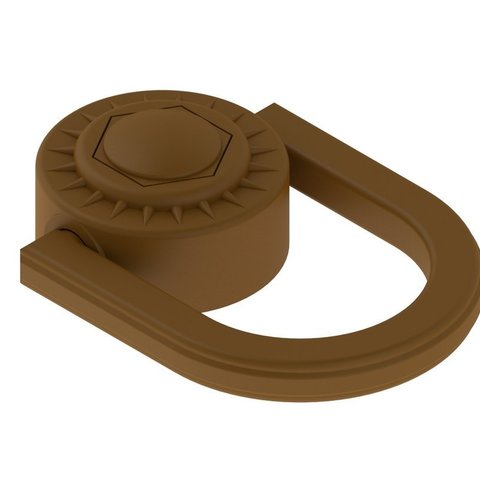 Download free STL file Movable D-Ring Hanger for 1/4-20 Hex Head Bolt ...