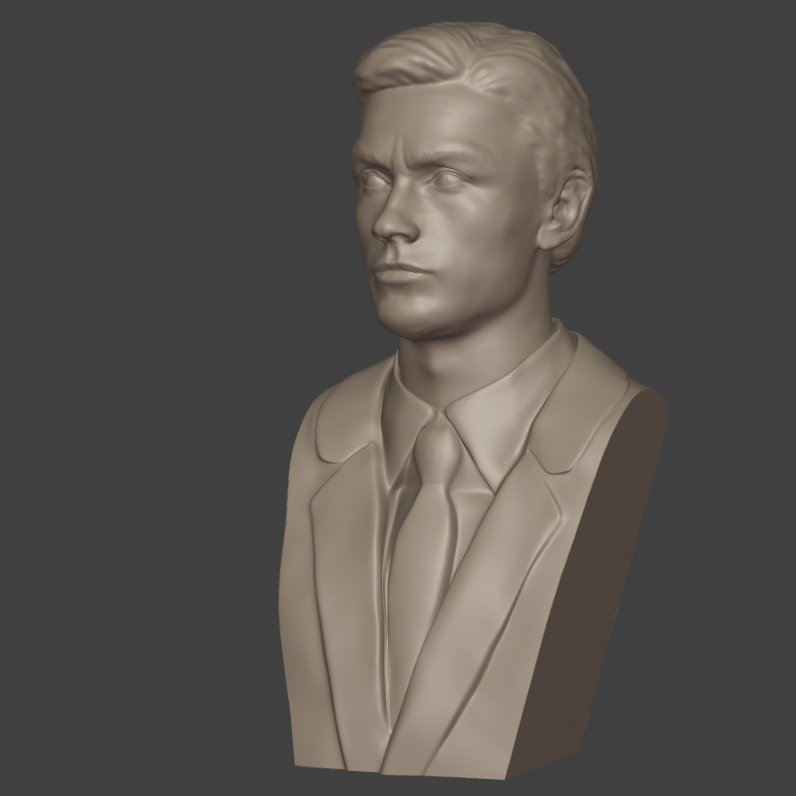 Free STL file Alain Delon 🗿・Model to download and 3D print・Cults