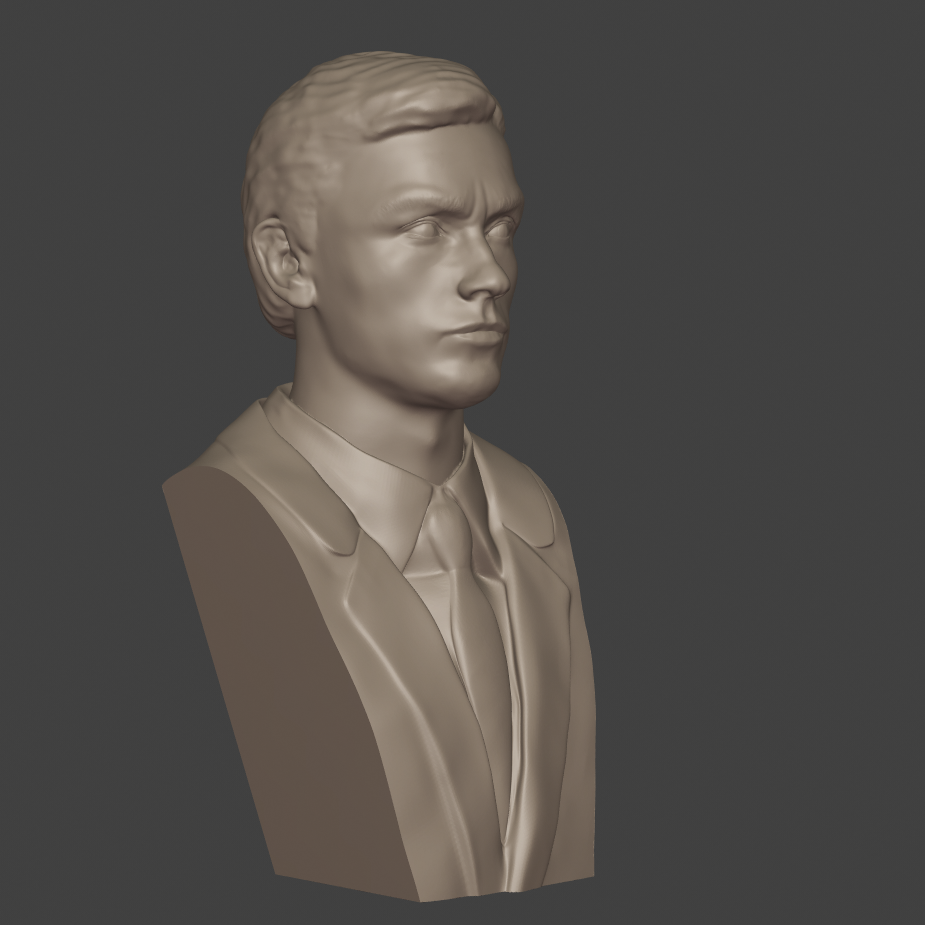 Free STL file Alain Delon 🗿・Model to download and 3D print・Cults
