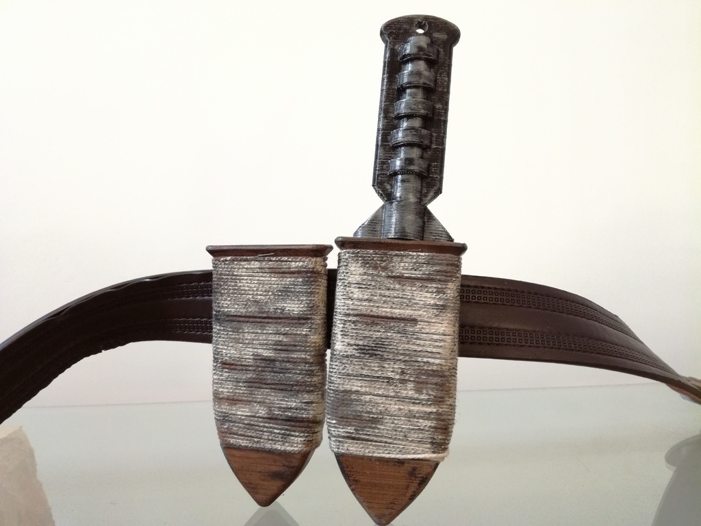 Free 3D file Mandalorian Kal Dagger Scabbard 🗡️・3D printable model to ...